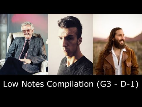 MEGA Low Note Compilation (G3 - D-1) - YouTube