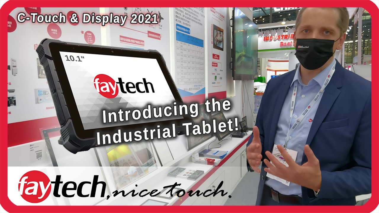 faytech at C Touch & Display 2021 - Industrial Tablet, 55" OLED, 32 ...