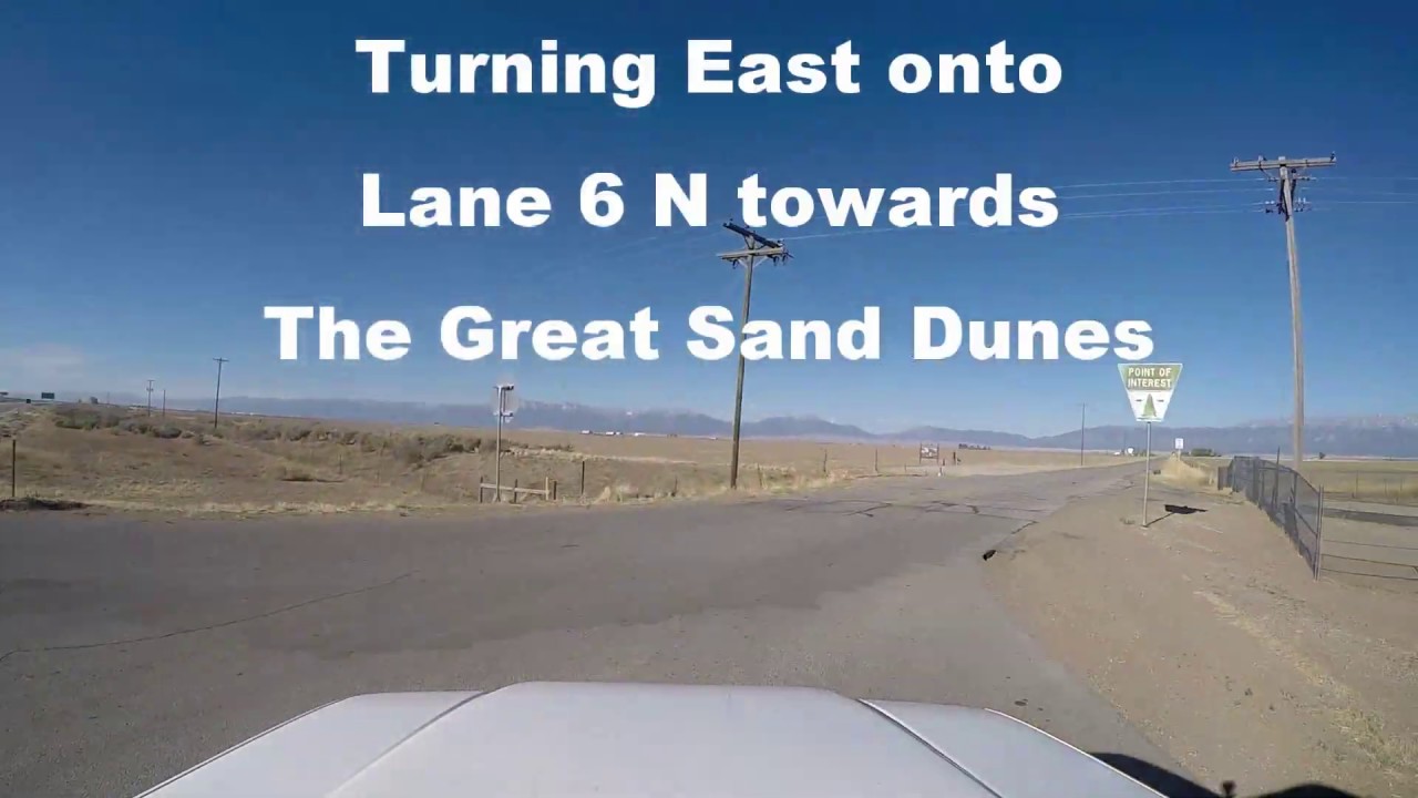 Colorado Hwy 17 the "Cosmic Highway" from Alamosa to The Great Sand ...