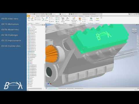 Autodesk Inventor V6 Engine Demo - YouTube