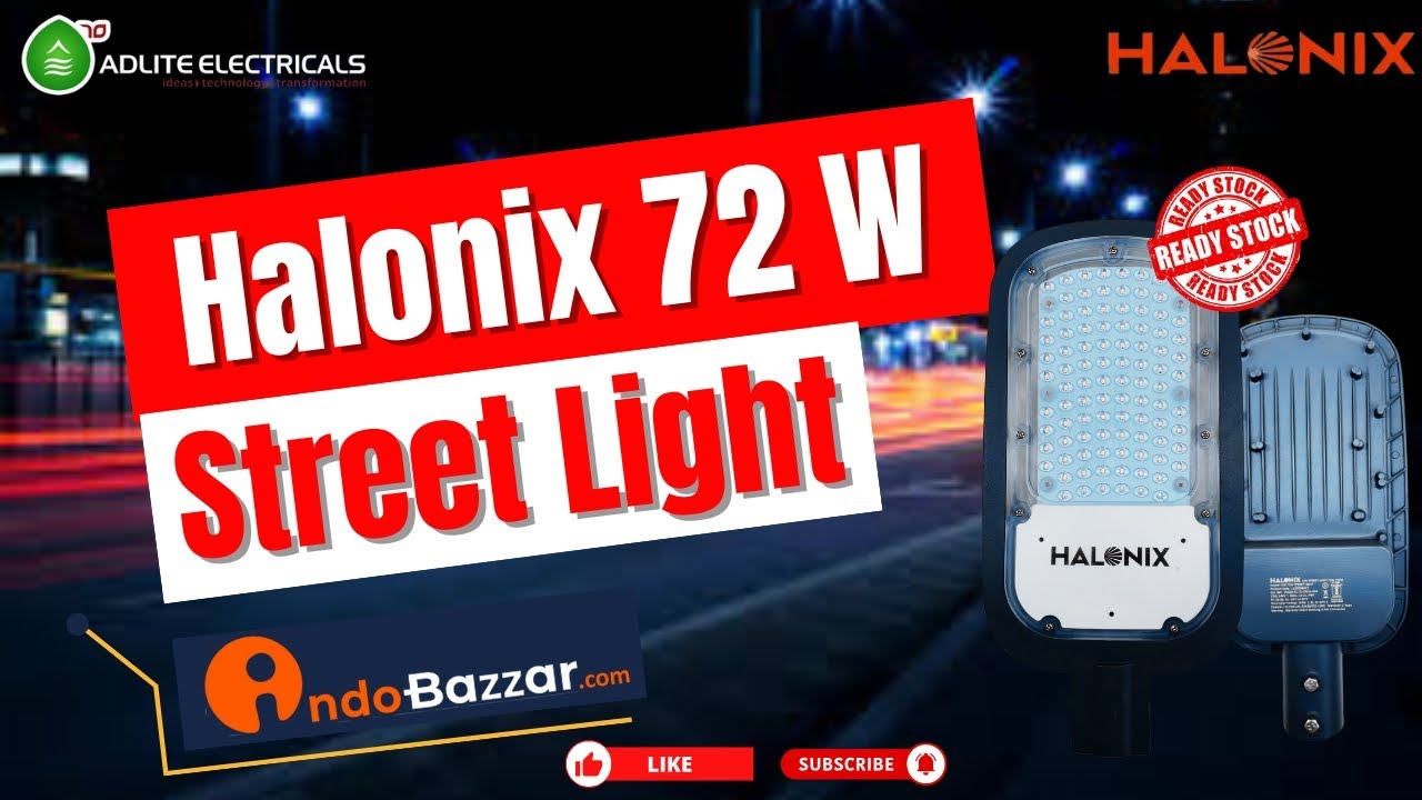Exclusive First Look at Halonix 72w Led Street Light - YouTube