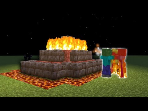 Minecraft | How to build a snow golem defence tower | bedrock , MCPE ...