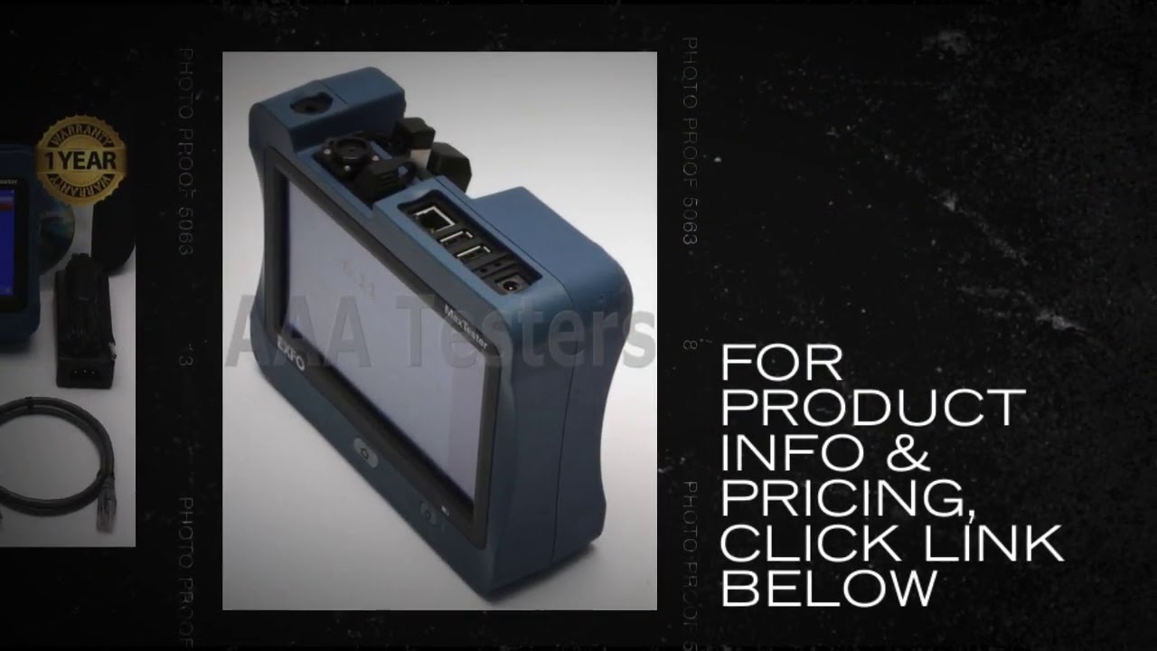 EXFO MAX-710B MaxTester SM Fiber OTDR (MAX-710B-M1-EI MAX 71 - YouTube