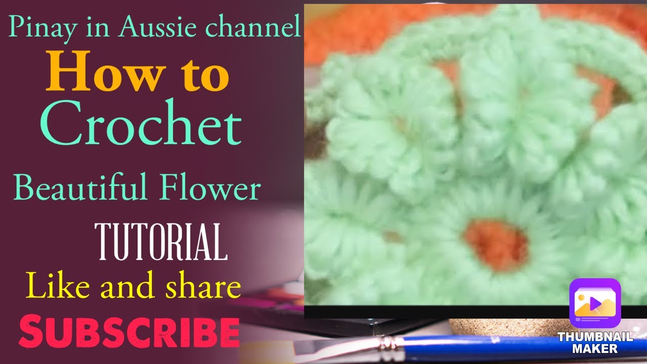 The Most Beautiful Crochet Flower Tutorial - YouTube