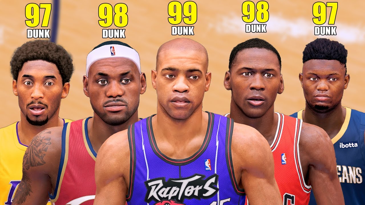 I Put The 50 Greatest Dunkers In The Dunk Contest - YouTube