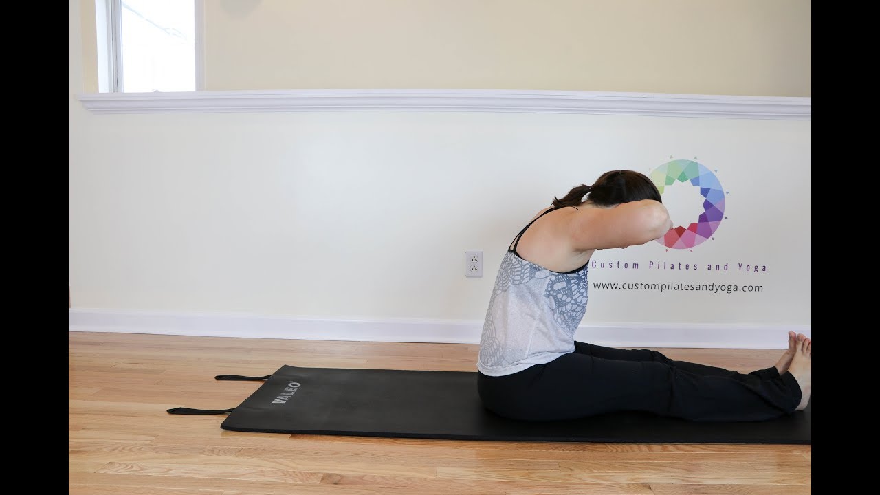 Pilates Neck Pull - YouTube