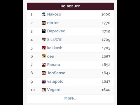 #4 NoDebuff | 1700 Elo - YouTube