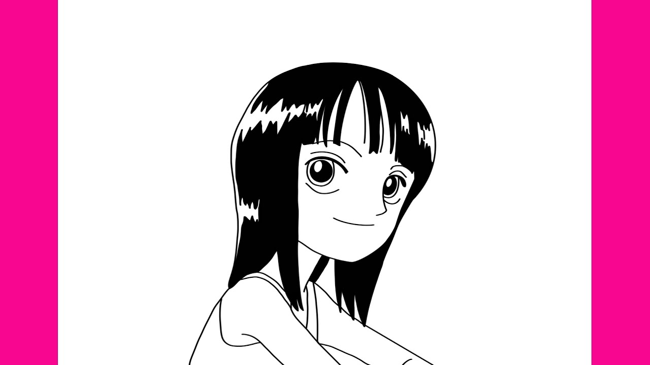 COMO DESENHAR A KID NICO ROBIN - ONE PIECE - YouTube