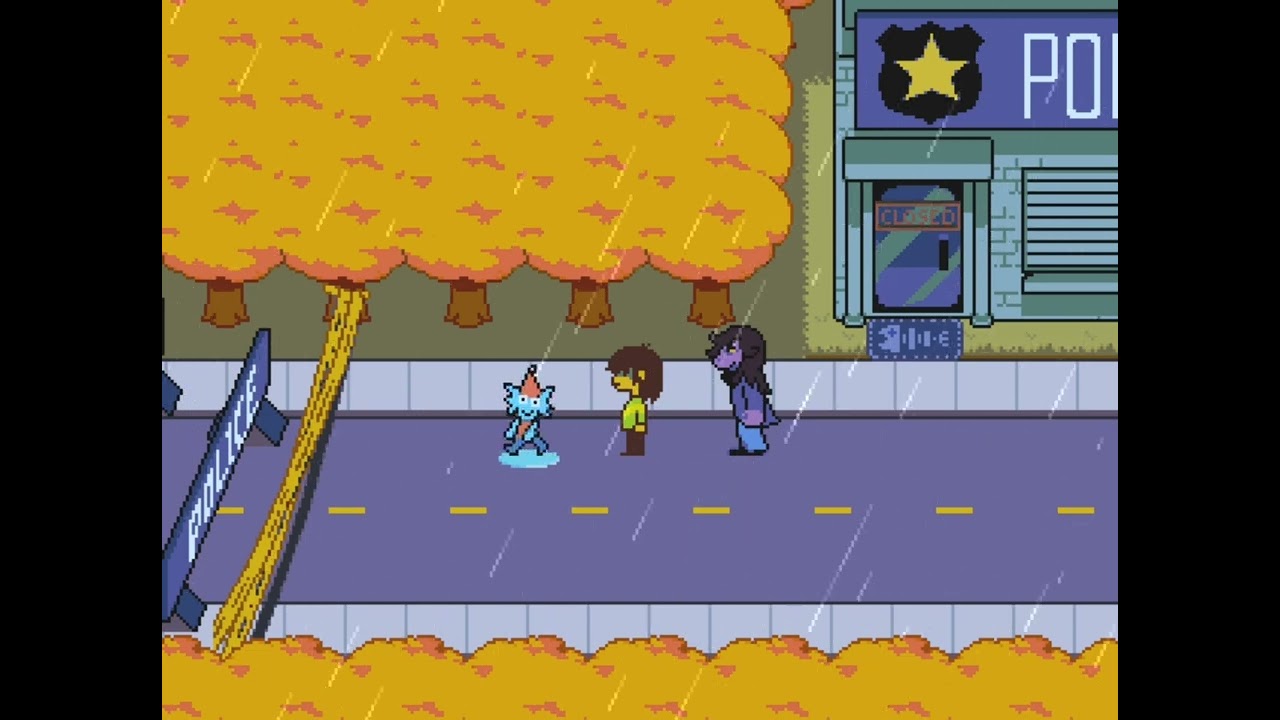 Deltarune Blue guy dancing to the new Hometown music #deltarune - YouTube