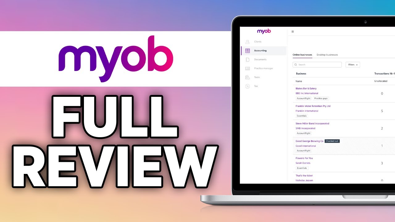 MYOB Review - Best Accounting Software Going Into 2026? - YouTube