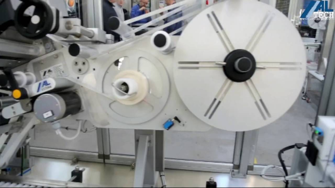 Label Applicator For Tubes And Vials - ALTECH - YouTube
