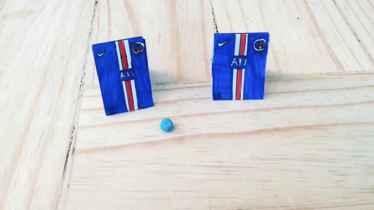 Paper soccer players tutorial - YouTube