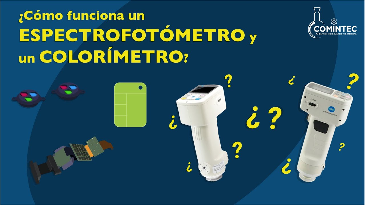¿cómo Funciona Un EspectrofotÓmetro Y Un ColorÍmetro Youtube