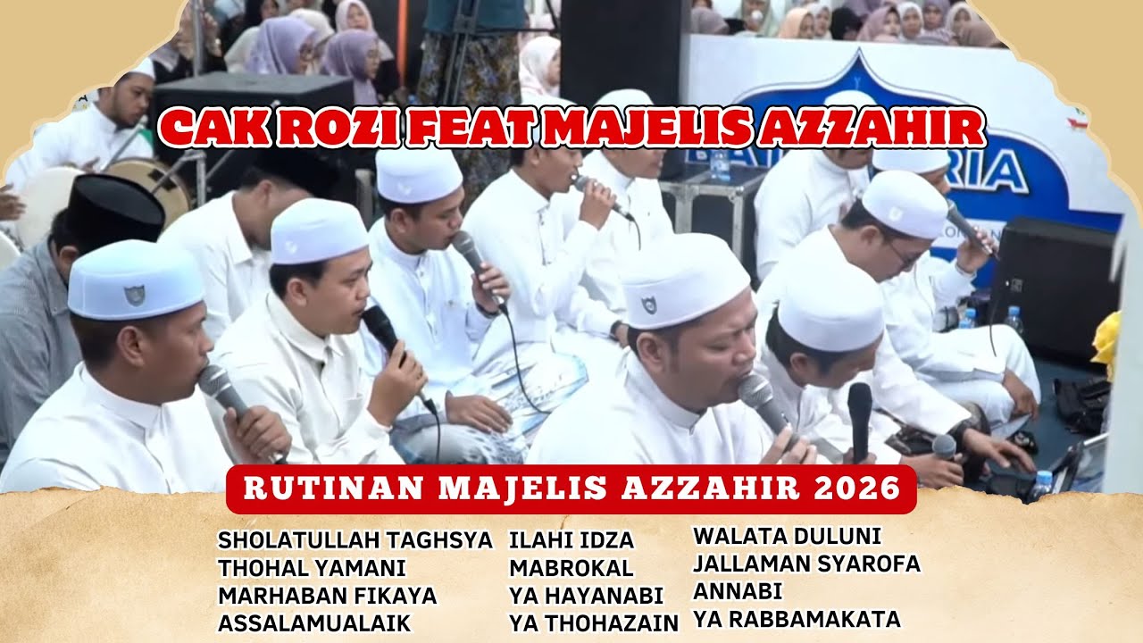 CAK ROZI FEAT AZZAHIR FULL ALBUM 2026 || FULL ALBUM SHOLAWAT - YouTube