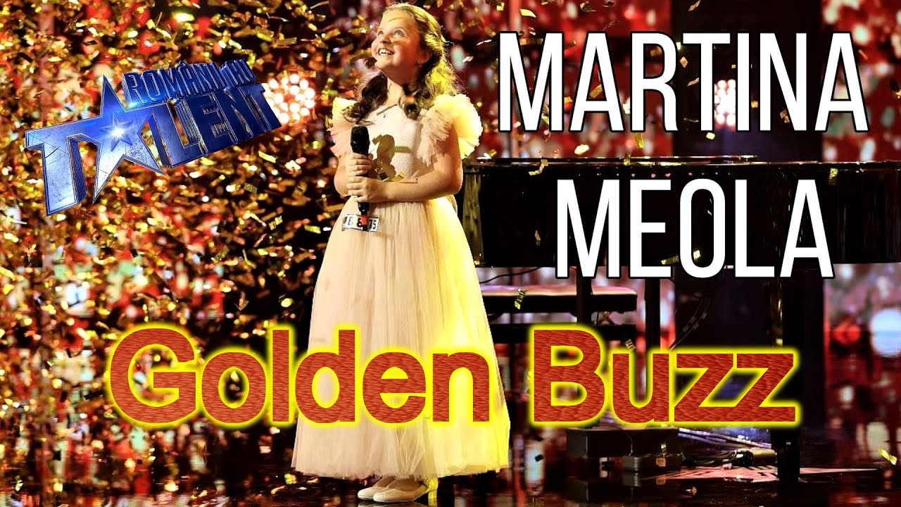 Romanii Au Talent 2022: Martina Meola | Golden Buzz de la Smiley si ...
