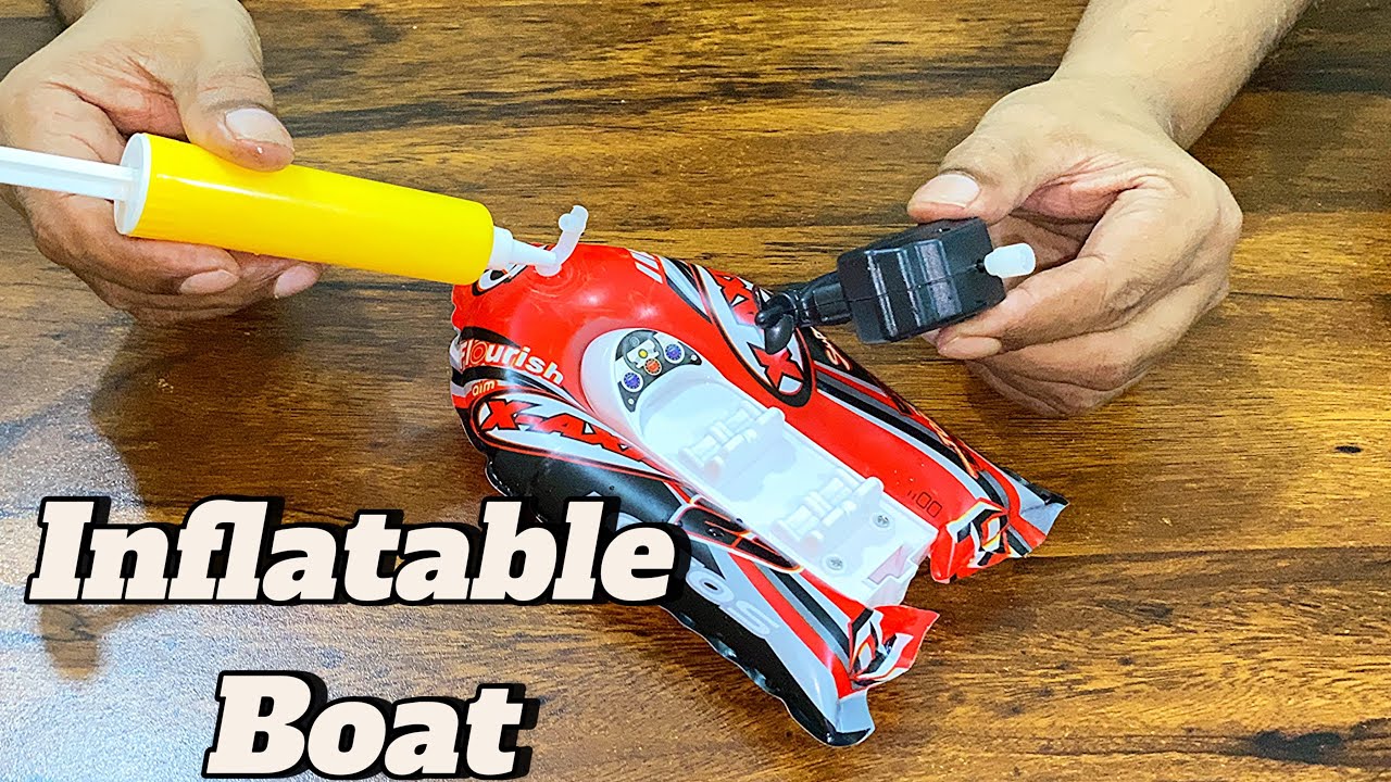 Inflatable Boat Toy Easy To Run | Review - YouTube