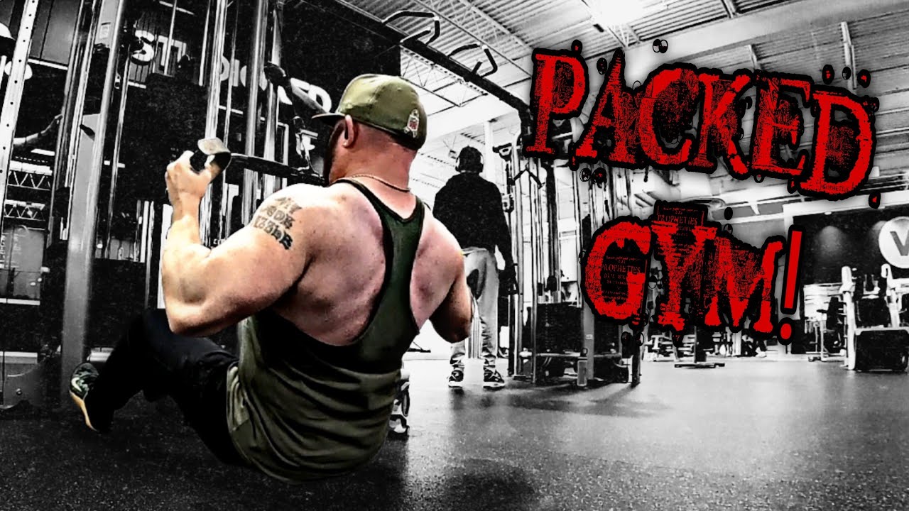 Packed Commercial Gyms Can Be A PAIN! | Back Day Workout + Chicken ...