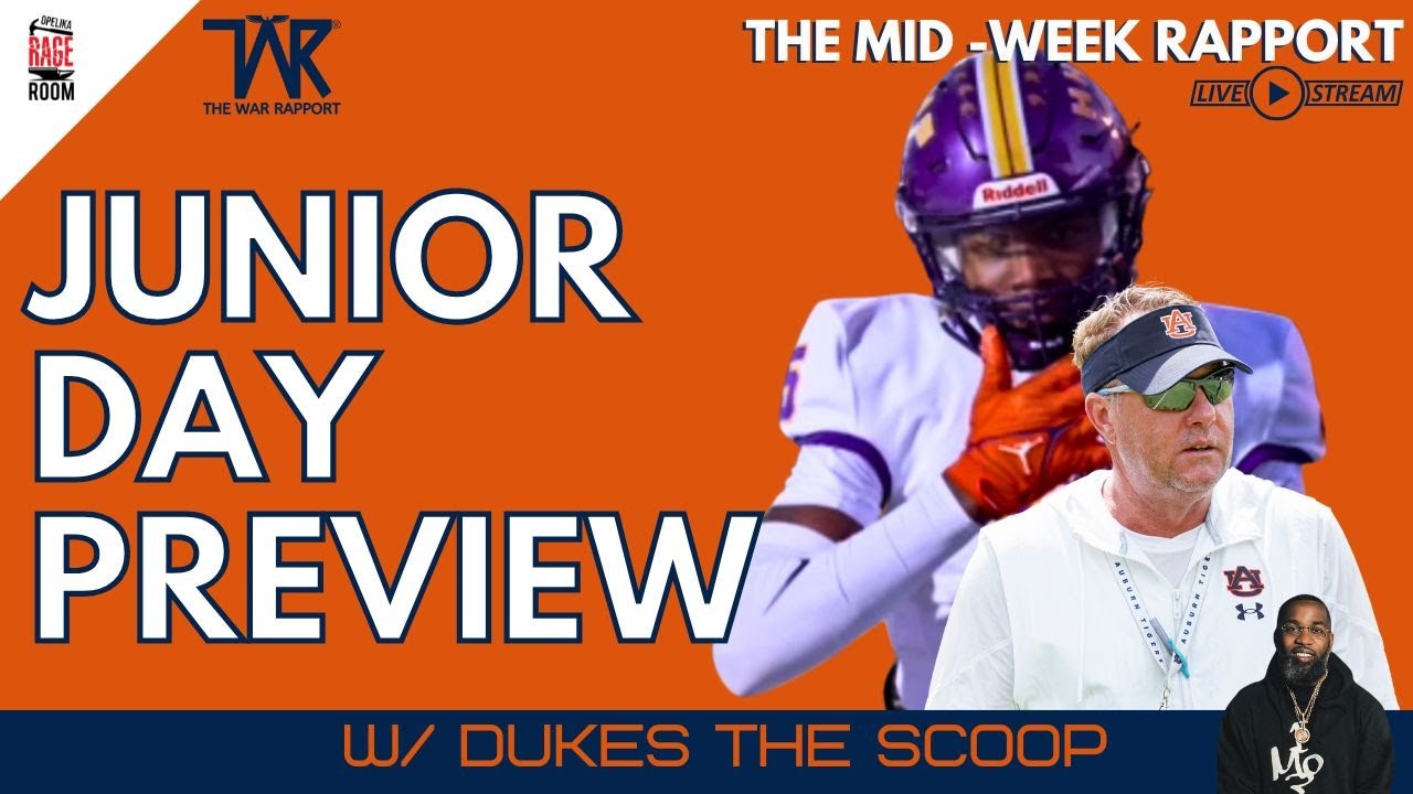 JUNIOR DAY PREVIEW with Dukes the Scoop | Auburn Football Podcast - YouTube