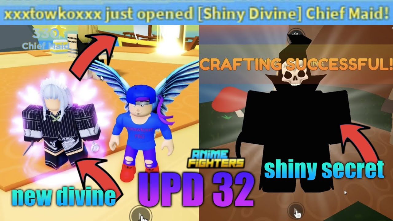 EVERYTHING from UPD 32 - NEW DIVINE |Roblox| Anime Fighters Simulator ...
