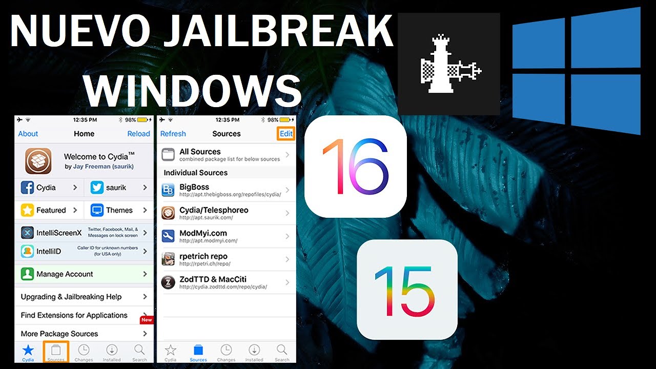 TUTORIAL JAILBREAK iOS 15.7.9 (NO Checkra1n) en WINDOWS - YouTube
