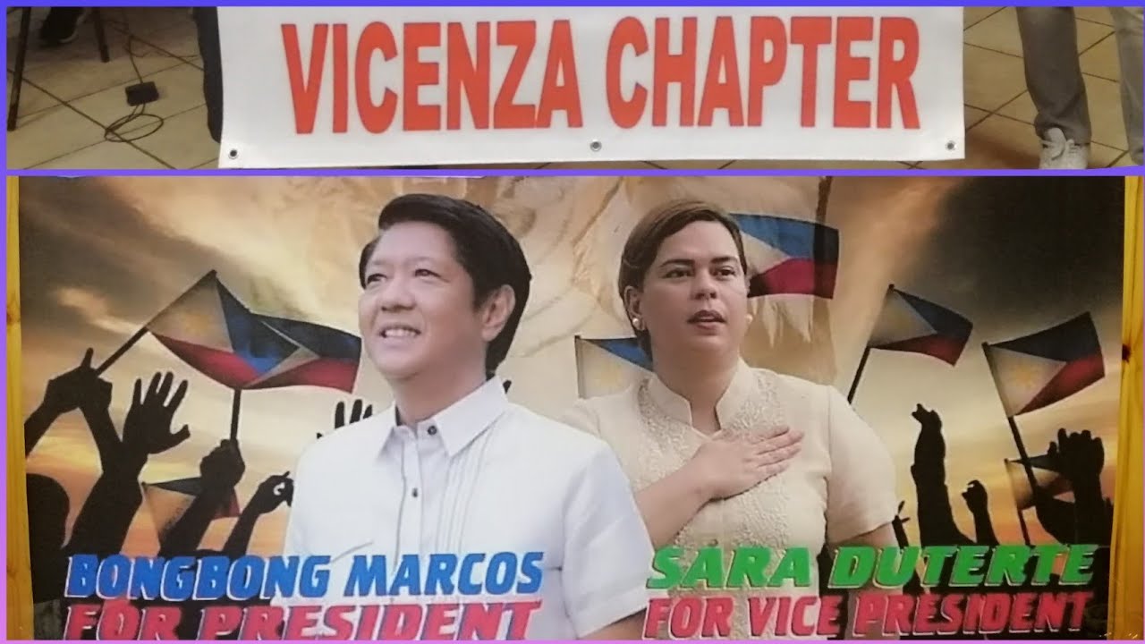 BBM SARAH DUTERTE | KBL - KILUSANG BAGONG LIPUNAN | VICENZA CHAPTER ...