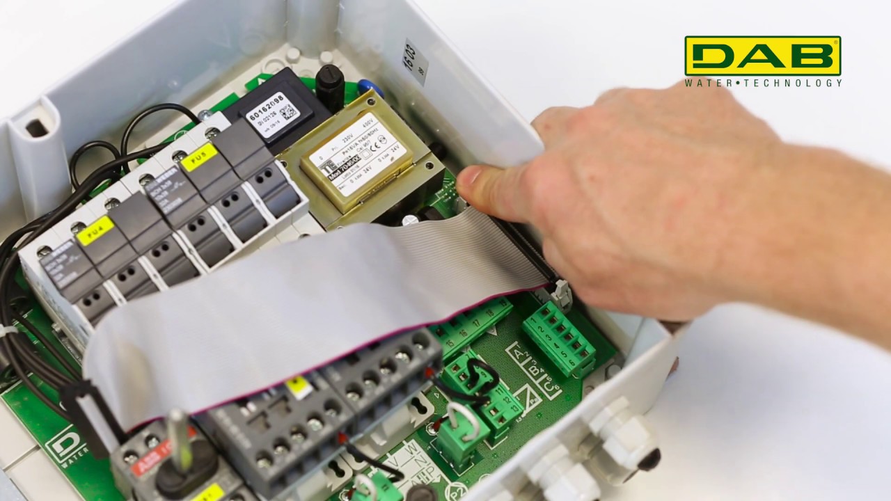 DAB ebox electrisch aansluiten - YouTube