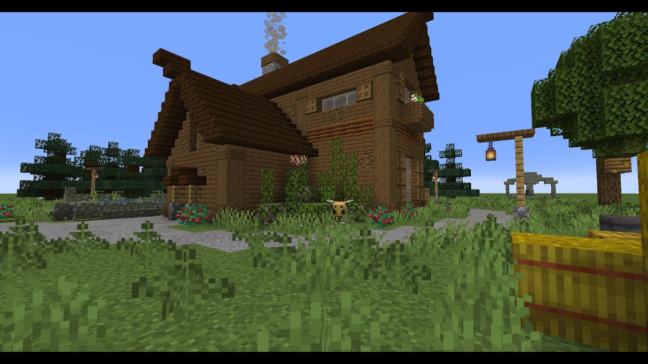How to make an Exterior in Minecraft - YouTube