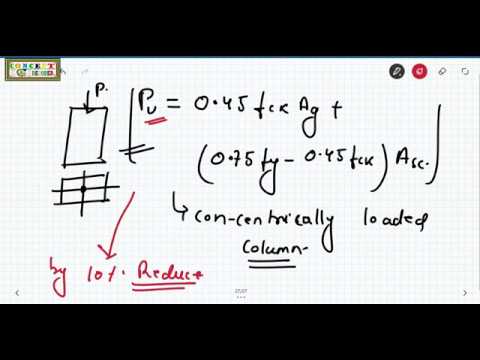 LEC-RCC|DESIGN OF SHORT COLUMN BY LIMIT STATE METHOD(LSM)|PART 5 - YouTube