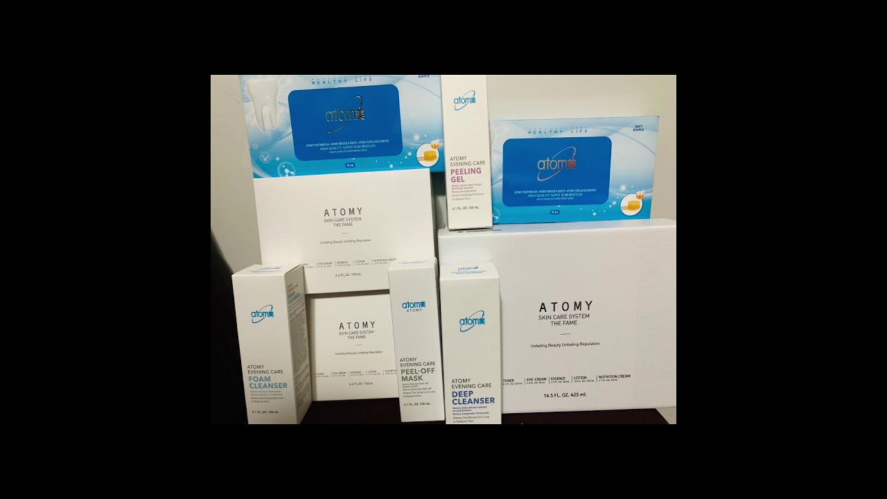 Atomy products at home - YouTube