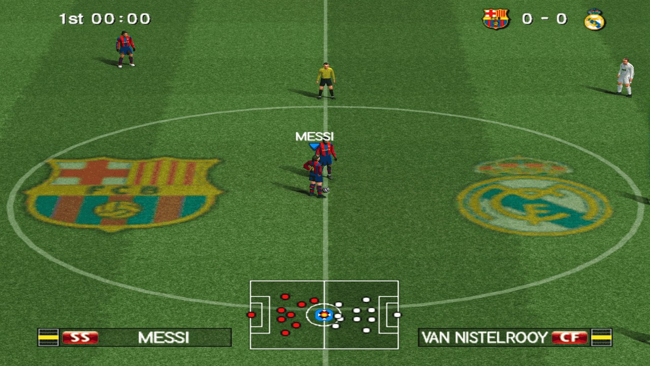 PES 2008 - FC BARCELONA VS REAL MADRID - PS2 PCSX2 Gameplay (4K60FPS ...