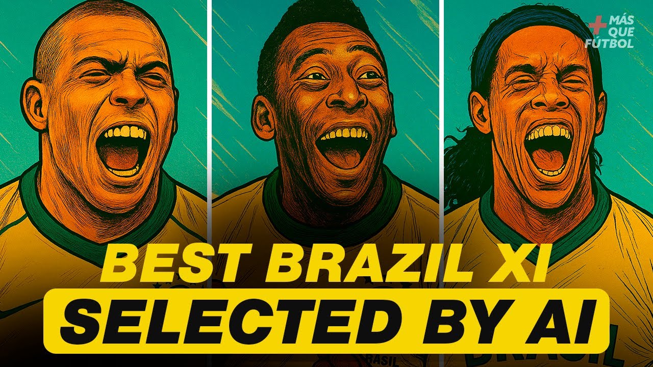 Best Brazil XI Selected by AI | The Ultimate All-Time Team - YouTube