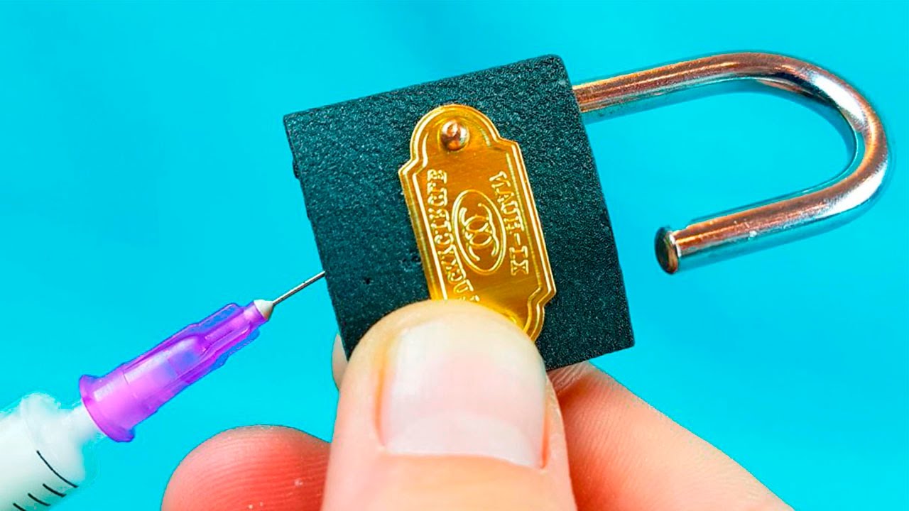 4 Amazing life hacks with Locks - YouTube