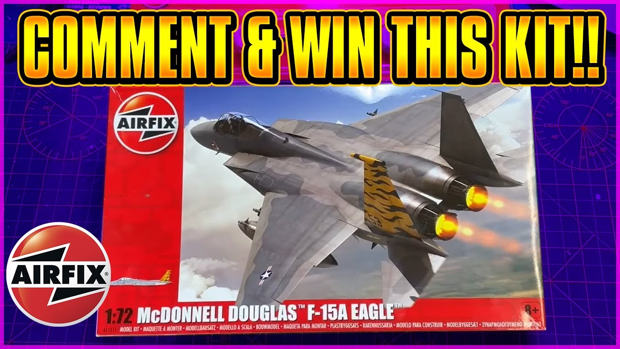 Airfix McDonnell Douglas F-15A Eagle 1/72 Scale Model Review - YouTube