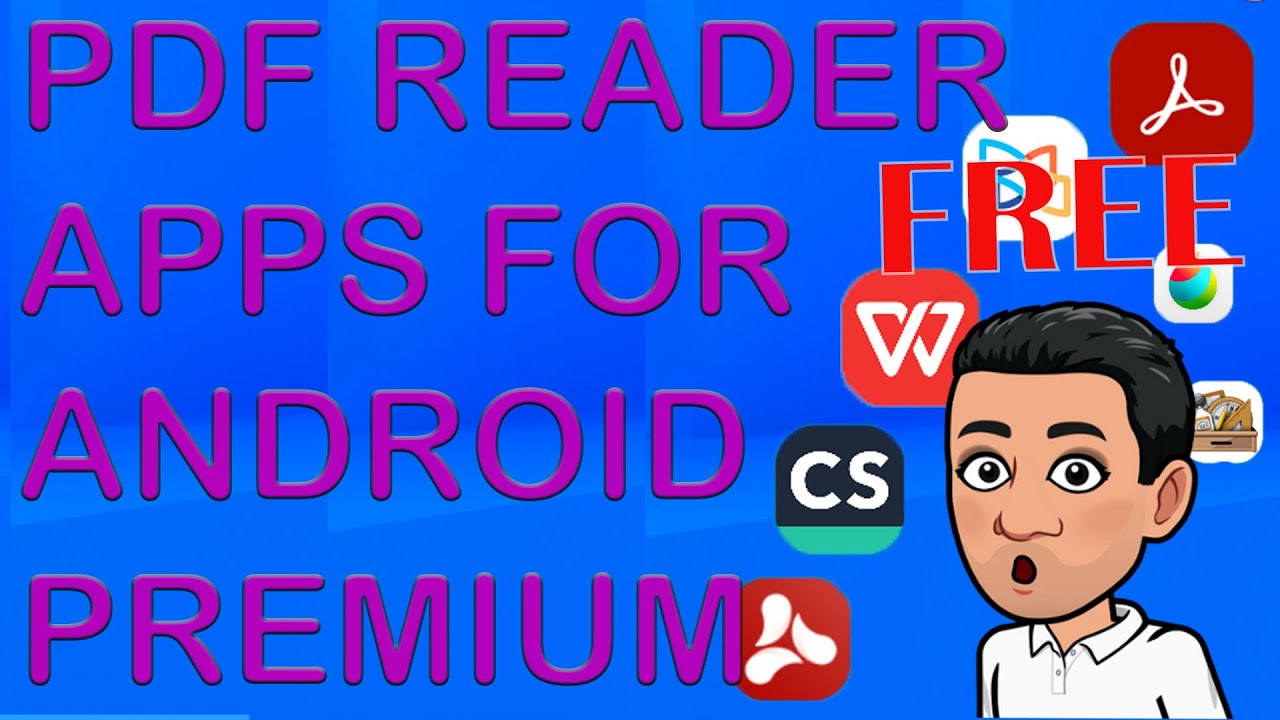 PDF READER APPS for Android Premium Free - YouTube
