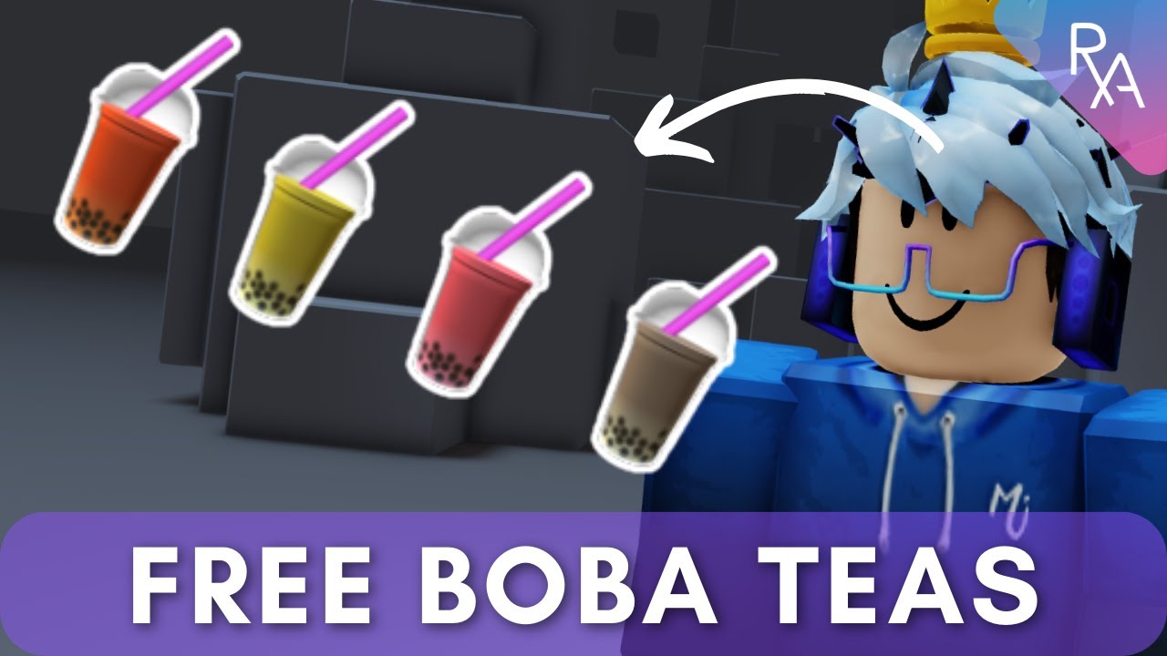 How to get 4 FREE Boba Teas in Roblox Career Centre - YouTube