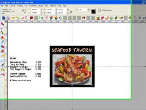 SignLab 9 - New Menu Board Design Interface - YouTube