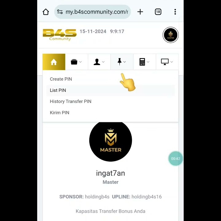 TUTORIAL CARA TRANSFER/CREAT PIN B4S COMMUNITY - YouTube