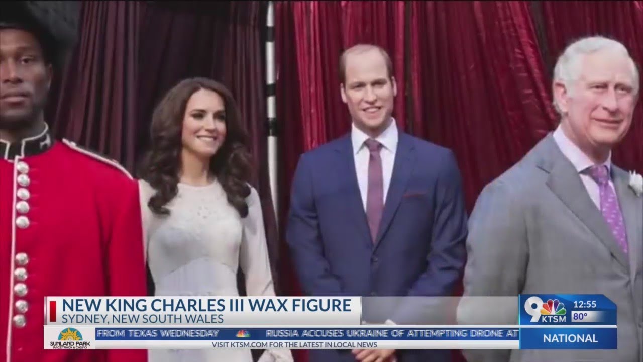 A King Charles III wax figure has been unveiled. - YouTube