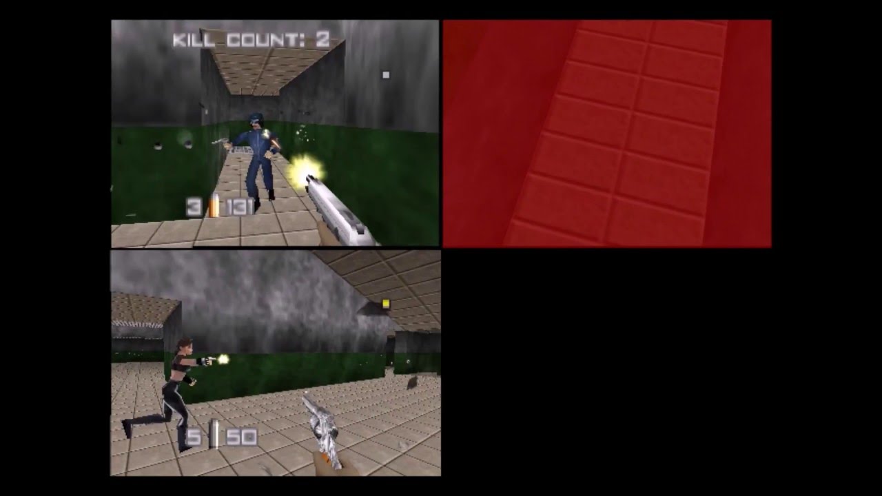GoldenEye 64 Online Gaming: Justase Vs. Robbie Vs. Lain - Stack - YouTube