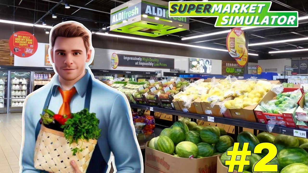 SUPER MARKET SIMULATOR - EP 2 - YouTube