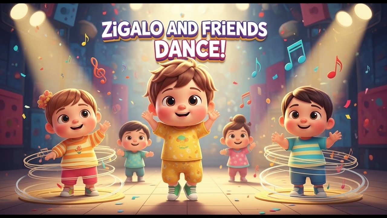 Zigaloo and Friends Dance Compilation – Nursery Rhyme, Toddler Learning ...