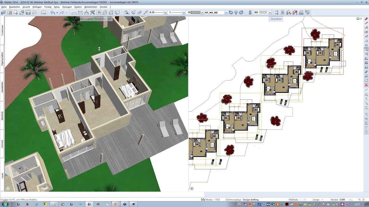 Allplan 2014 - Vom Entwurf bis zur Visualisierung - YouTube
