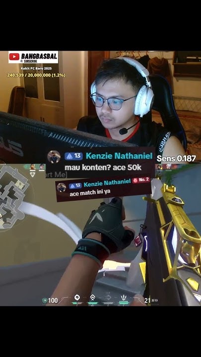 Mau Konten? Ace 50k #valorant #valorantclips - YouTube