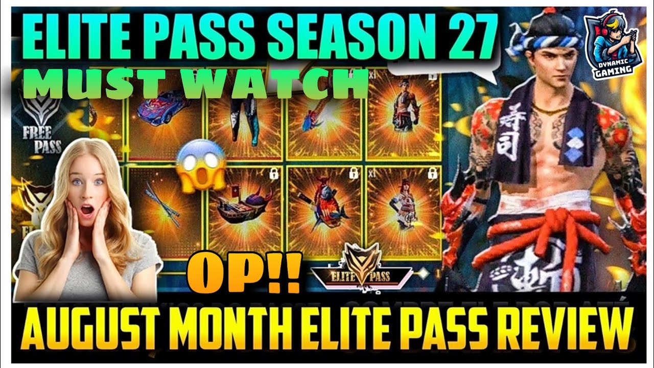 UPCOMING ELITE PASS.. 100% CONFIRMED.. DYNAMIC GAMING..NEW ELITE PASS ...