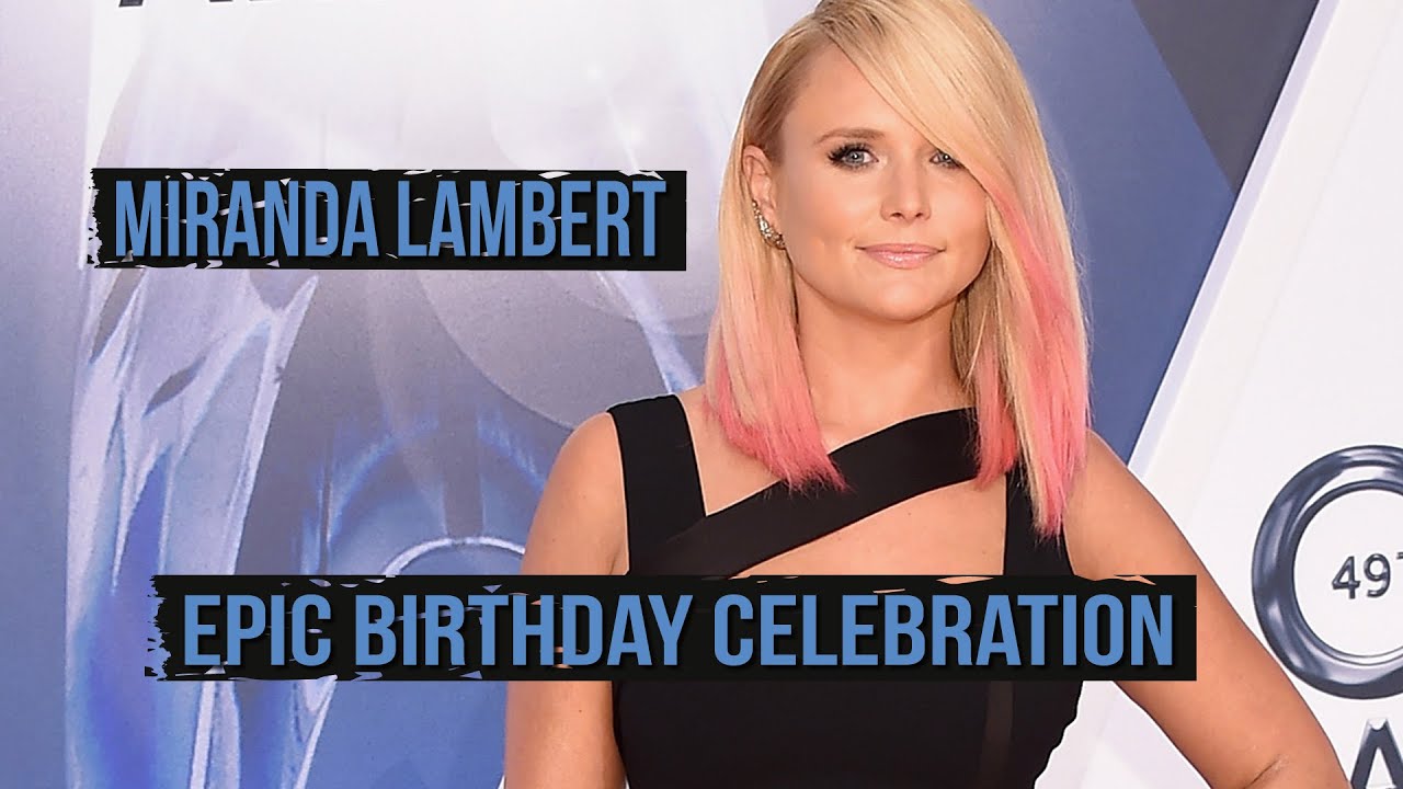 Miranda Lambert Celebrates Her Birthday With Piercing, Pony - YouTube