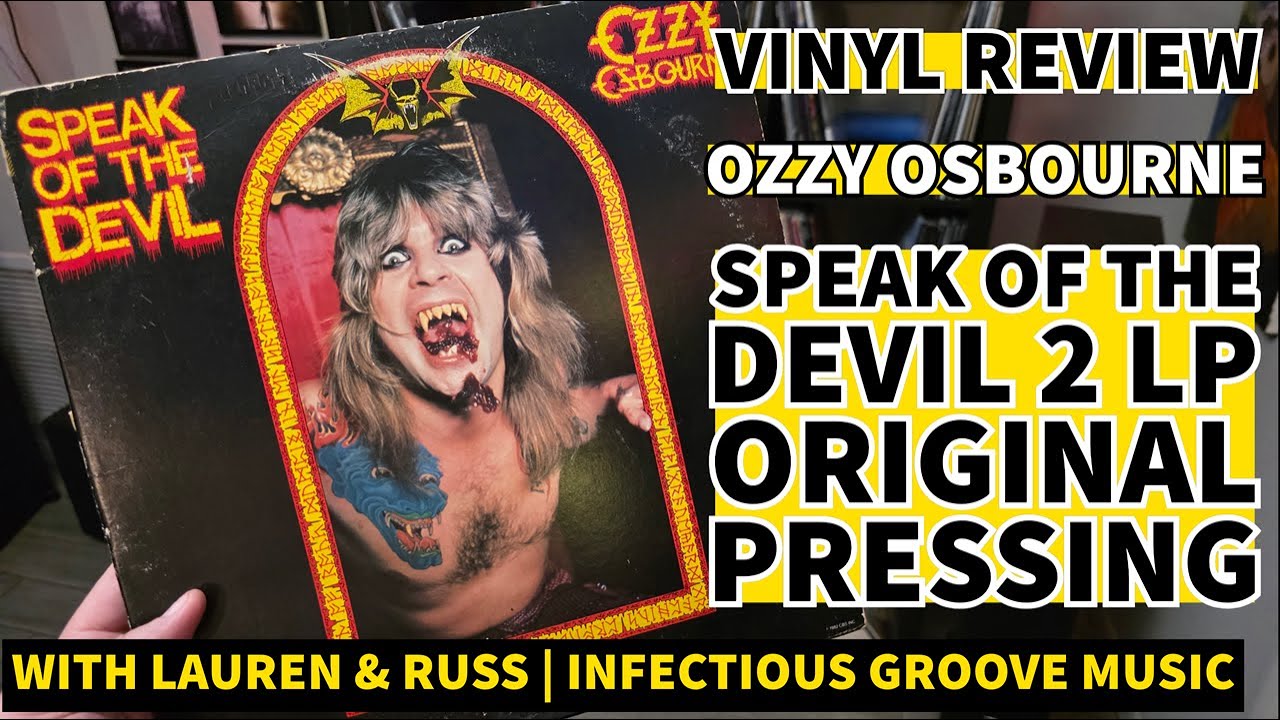 Vinyl Review Ozzy Osbourne Speak of the Devil Original Pressing - YouTube