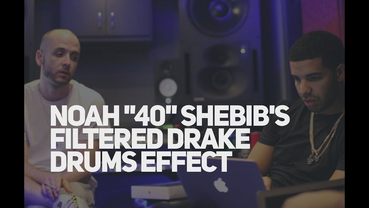 How to get the Noah 40 Shebib Drake drum's effect - YouTube