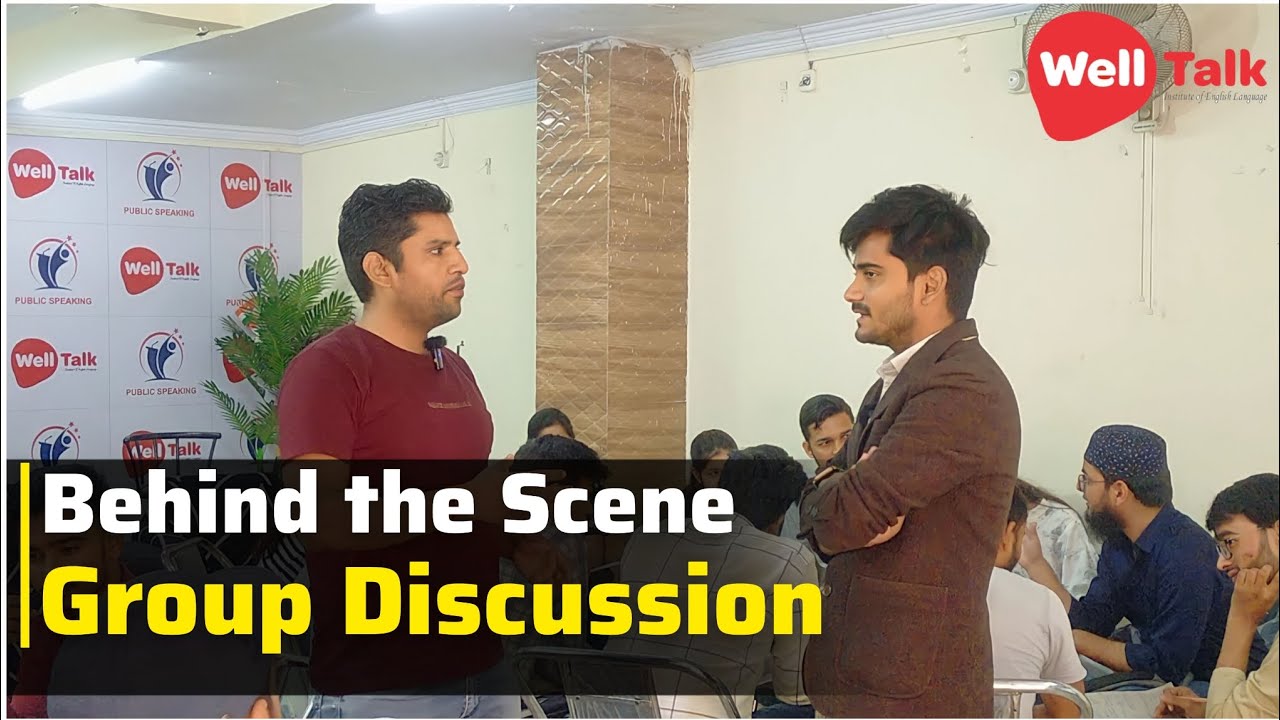 Behind the scene | Group Discussion | Rehearsal | How to Present ...