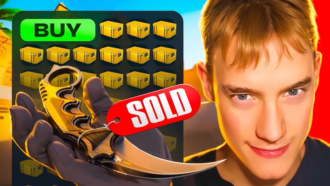 I SOLD MY KARAMBIT TO OPEN 100 CS2 CASES! - YouTube