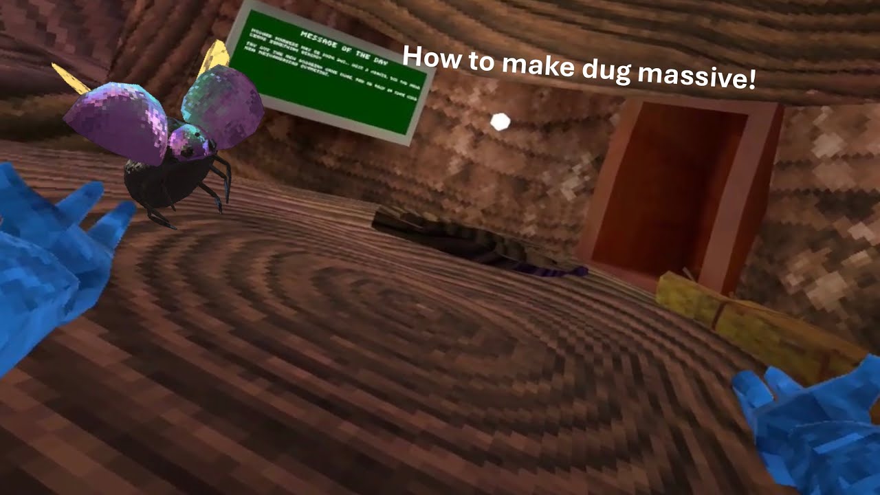 How to make dug the bug massive! - YouTube